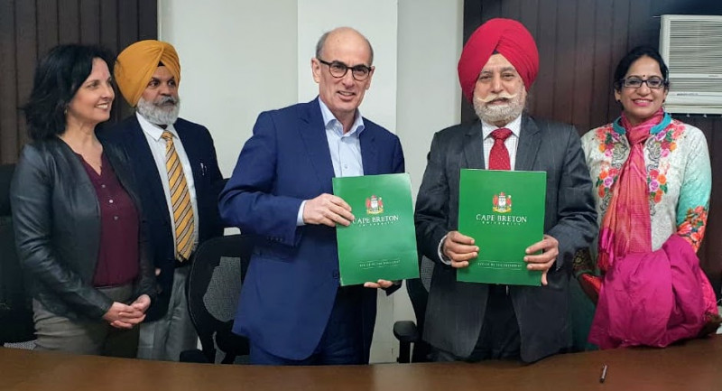 CBU President David C. Dingwall Visits India - Cape Breton University ...