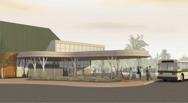 CBU Invests in New On-campus Bus Shelter - Cape Breton University ...