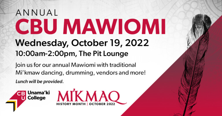 Annual Mawiomi - Cape Breton University : Cape Breton University