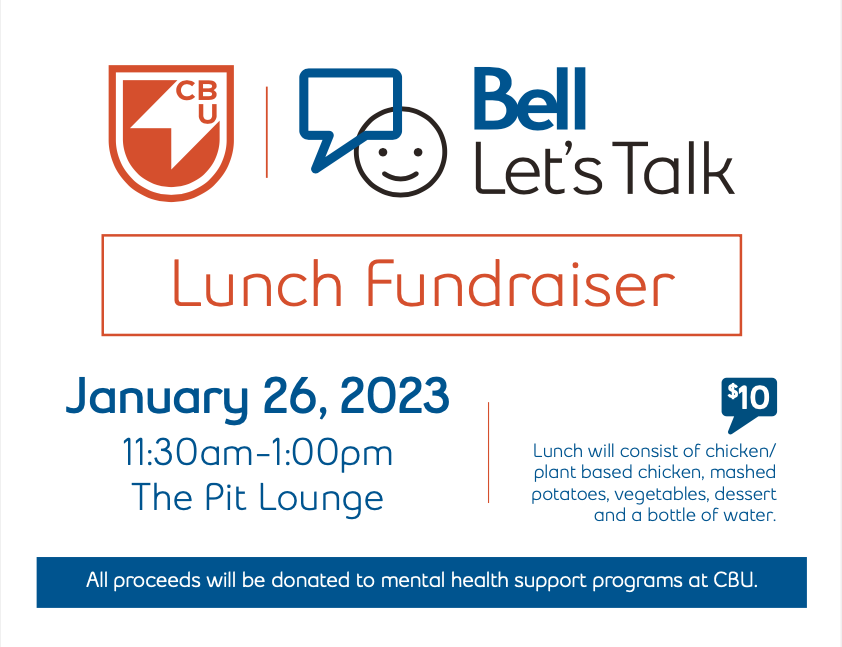 Bell Let's Talk Lunch Fundraiser - Cape Breton University : Cape Breton ...