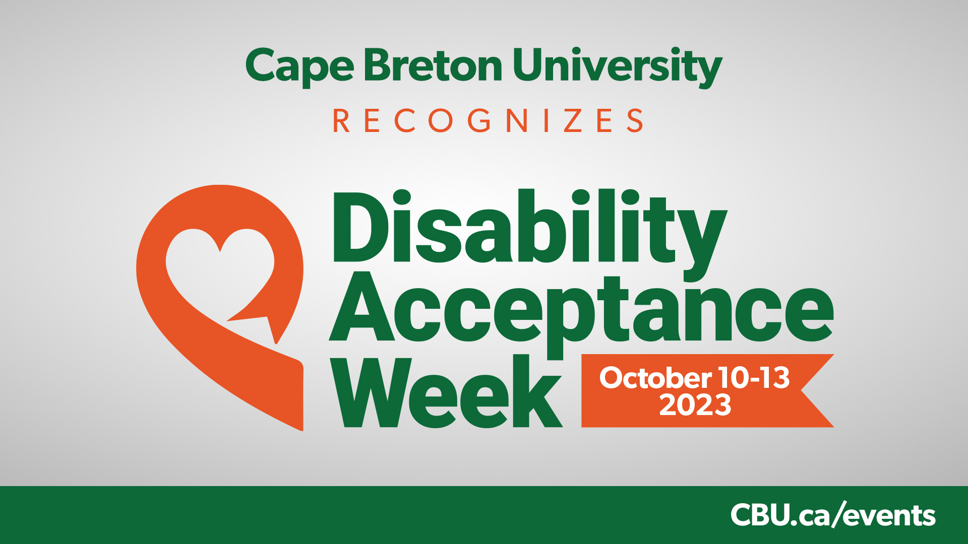 Disability Acceptance Week - Cape Breton University : Cape Breton ...