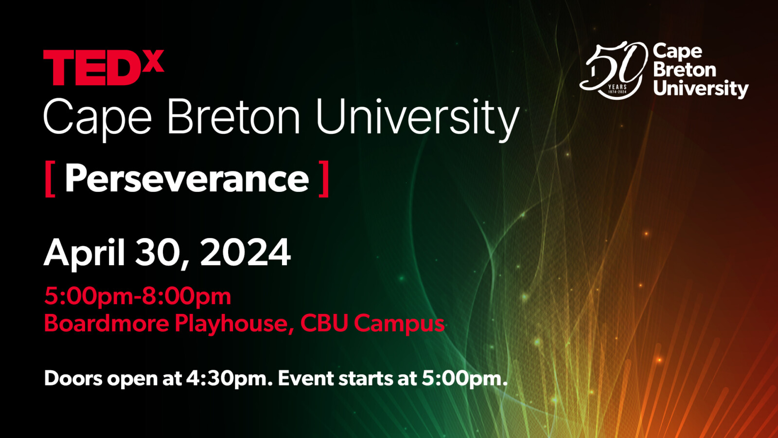 TEDx Cape Breton University - Cape Breton University : Cape Breton ...