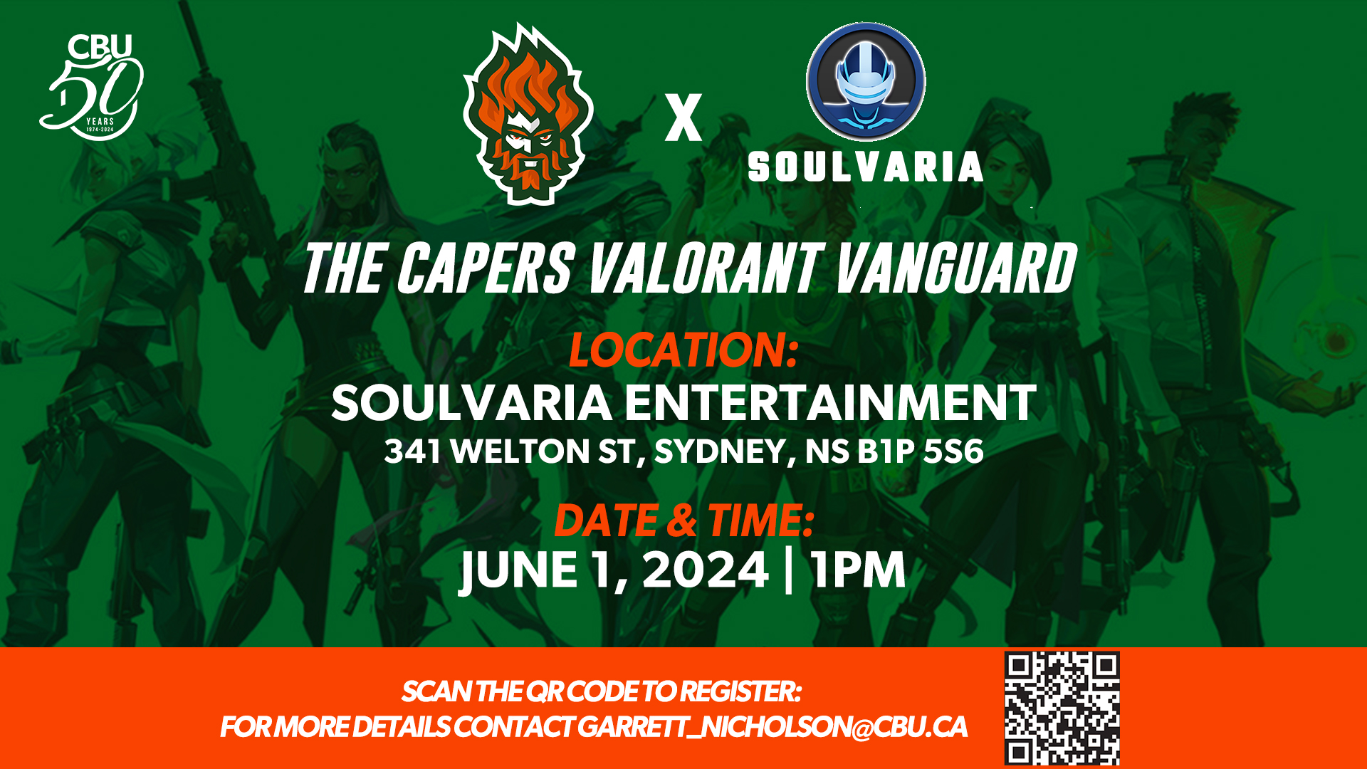 Valorant Esports Tournament - Cape Breton University : Cape Breton ...