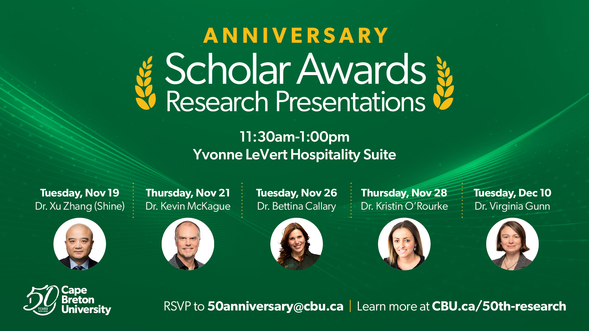 Anniversary Scholar Awards - Cape Breton University : Cape Breton University