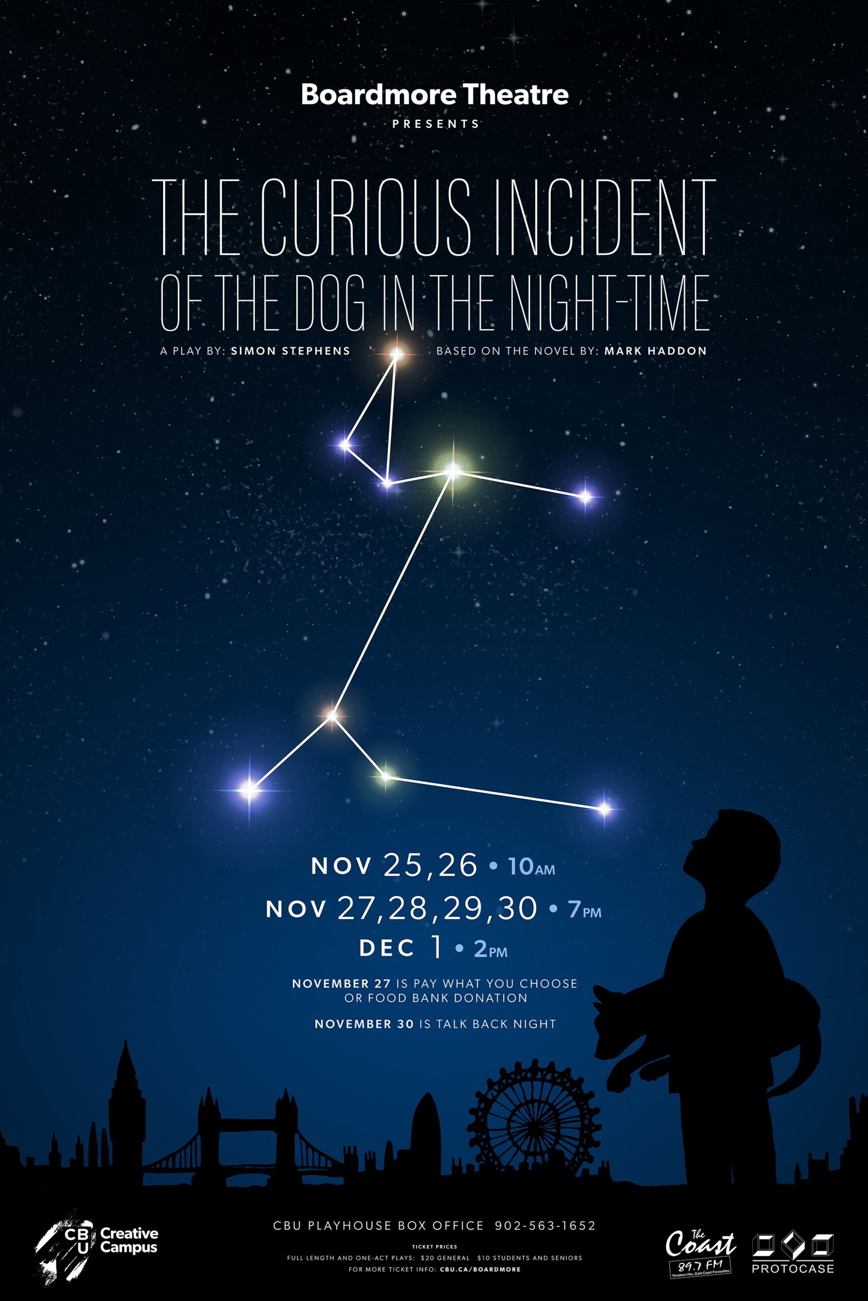 CBU’s Boardmore Theatre Presents: The Curious Incident of the Dog in ...