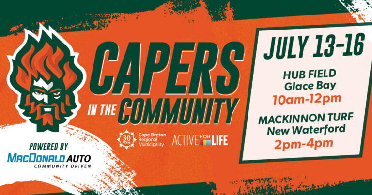 Capers in the Community: MacKinnon Turf - Cape Breton University : Cape ...
